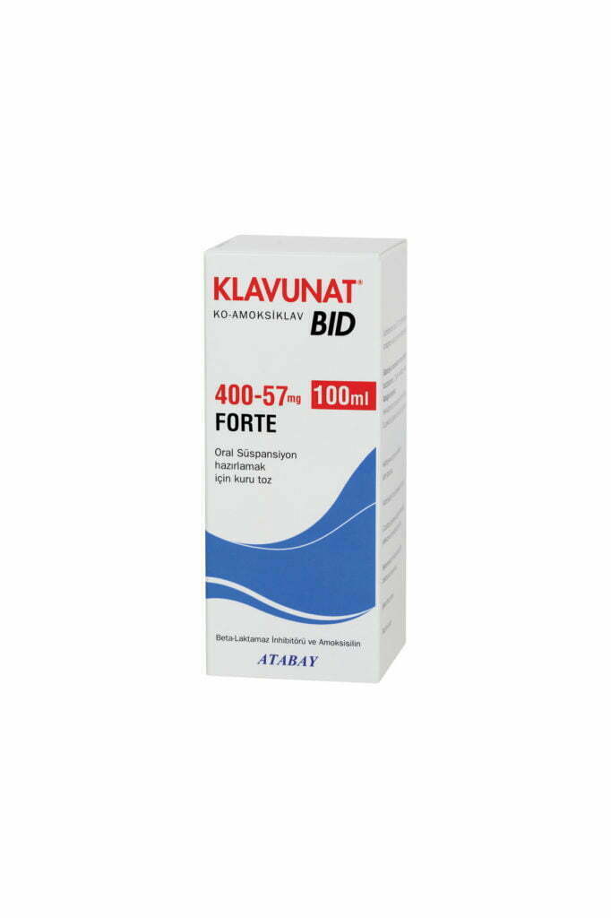 KLAVUNAT BID 400/57 Powder For Oral Suspension - Atabay