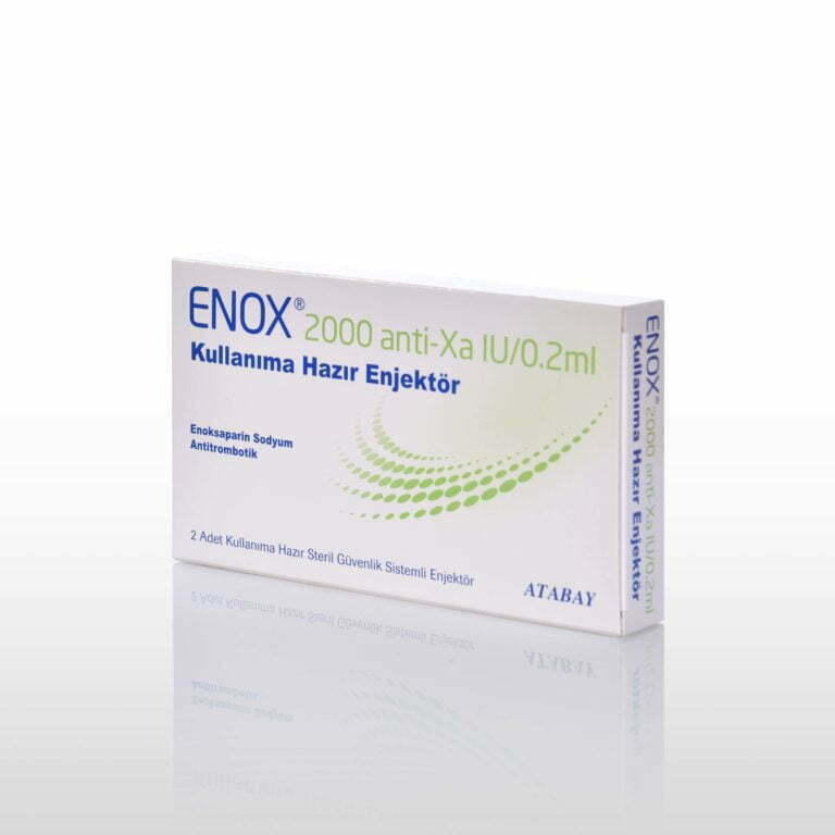 ENOX 2000 anti-Xa IU/0.2 ml Kullanıma Hazır Enjektör – Atabay