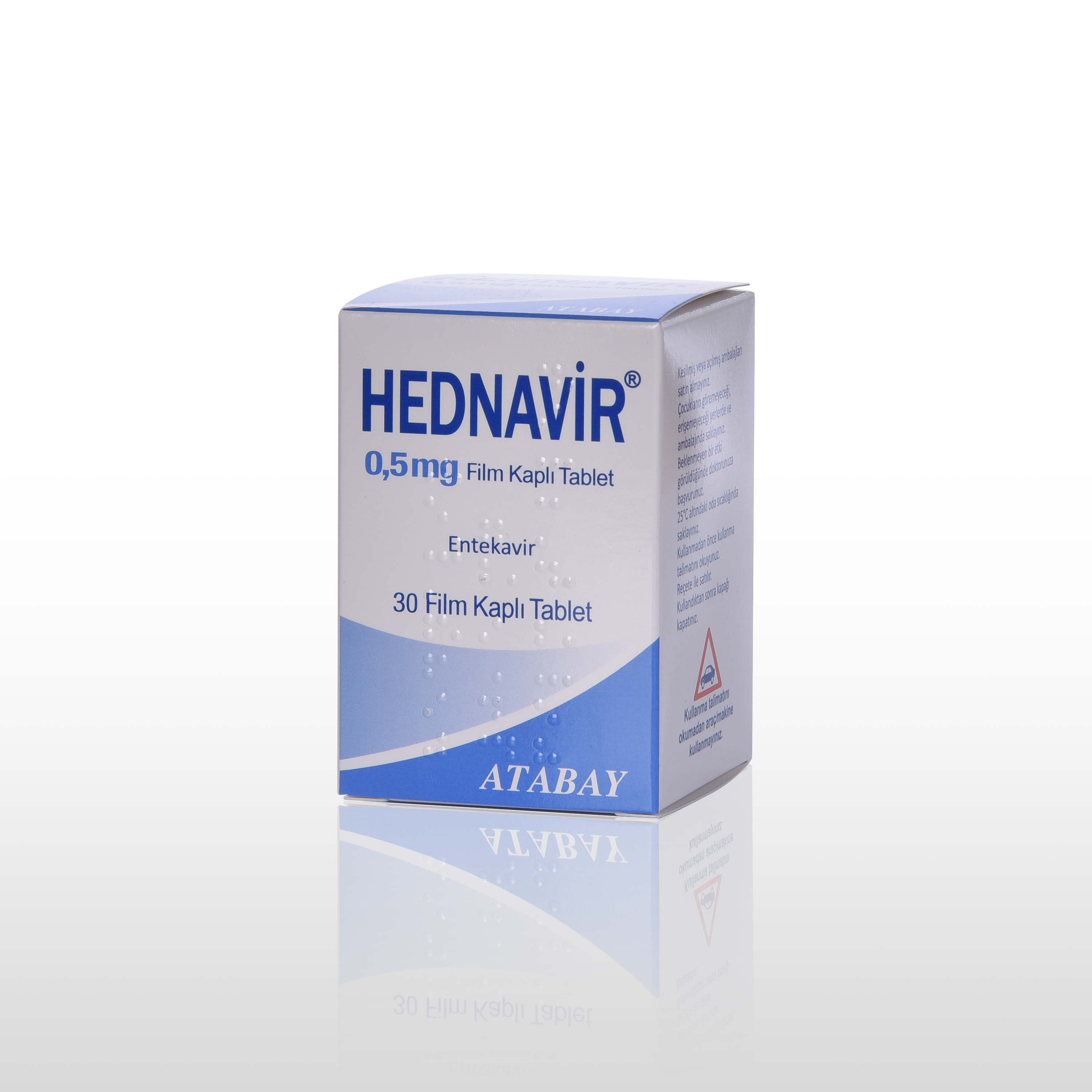 HEDNAVİR 0.5 mg Film Tablet - Atabay