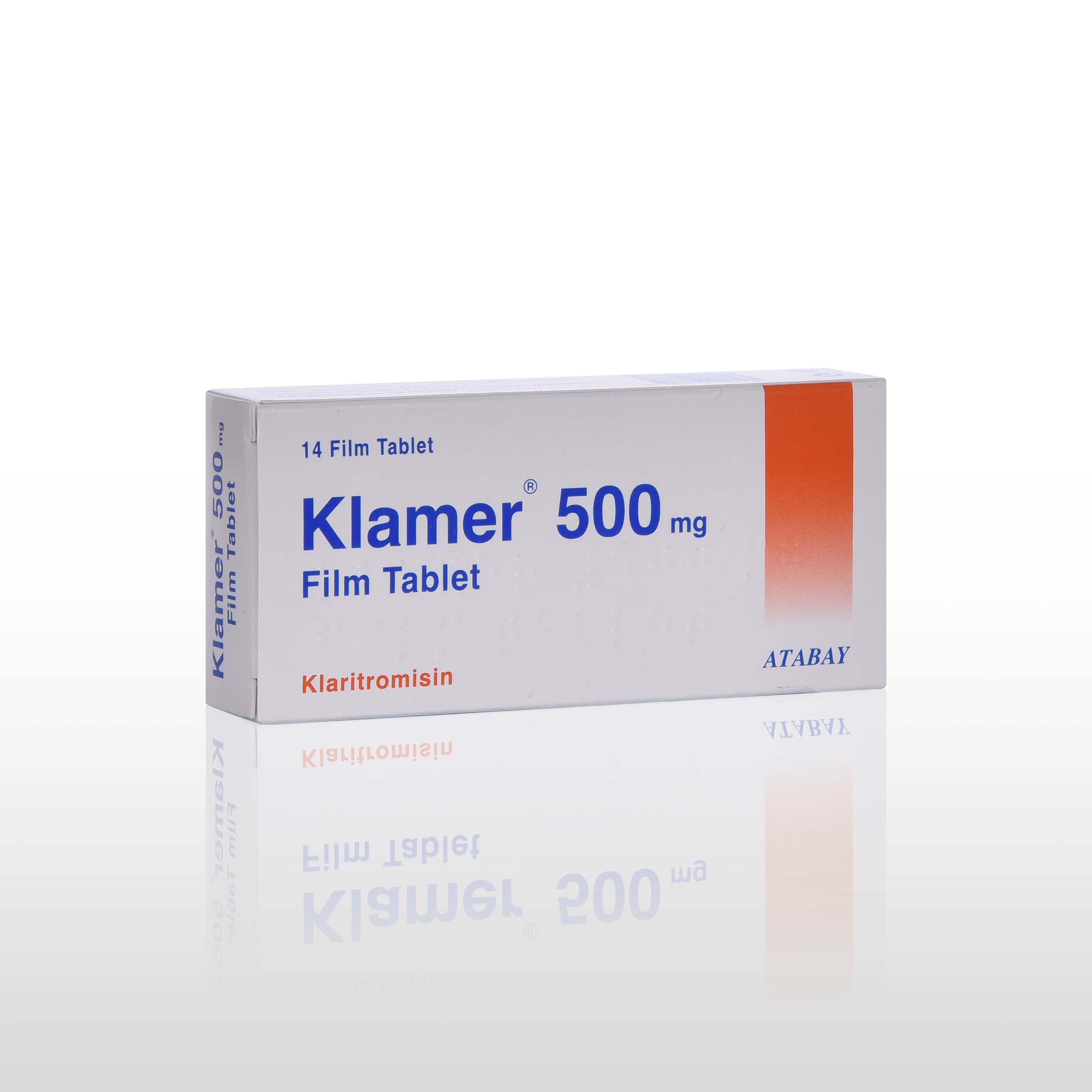 KLAMER 500 mg Film Tablet - Atabay
